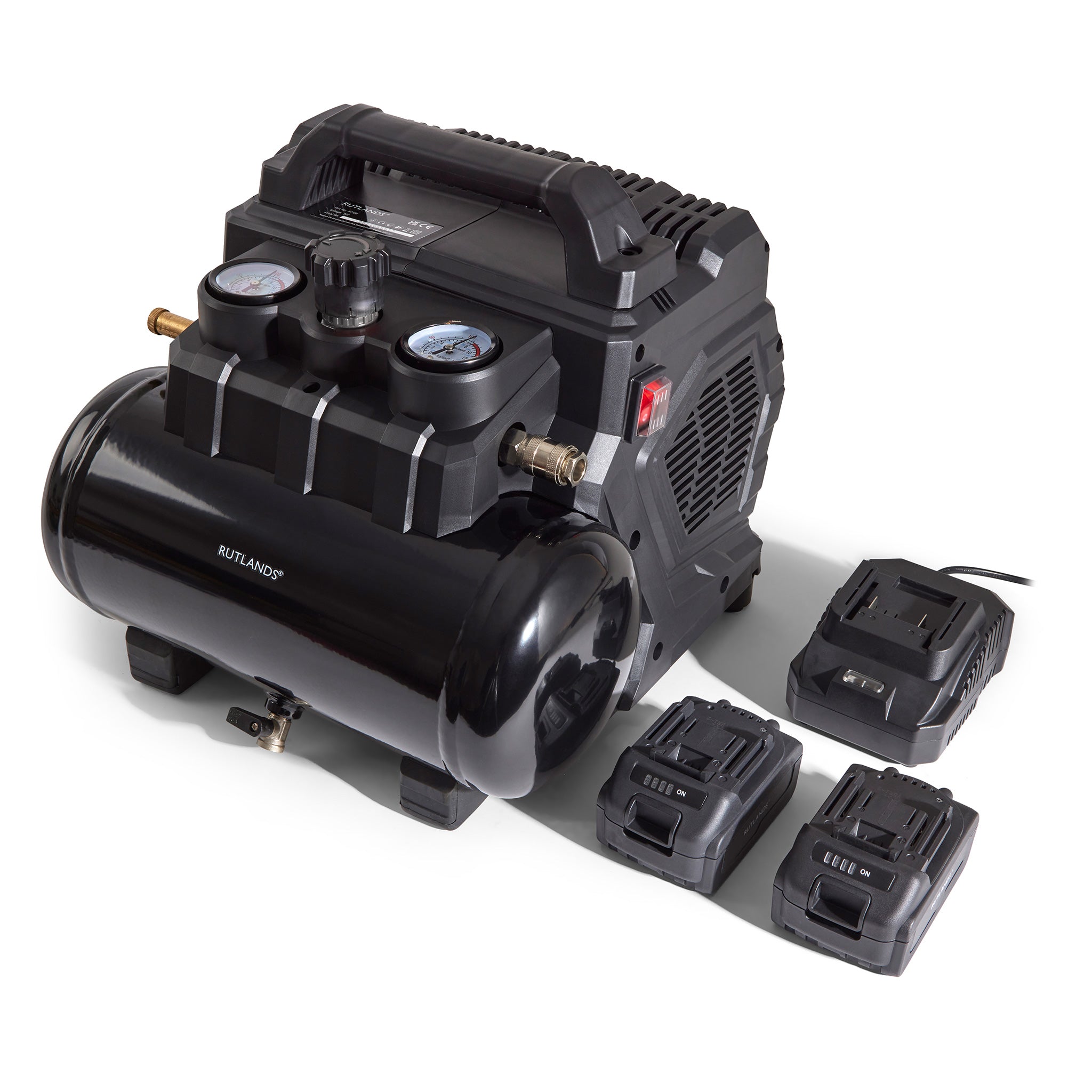 Silent Brushless Cordless 20V Compressor - 6 Litre – Rutlands Limited