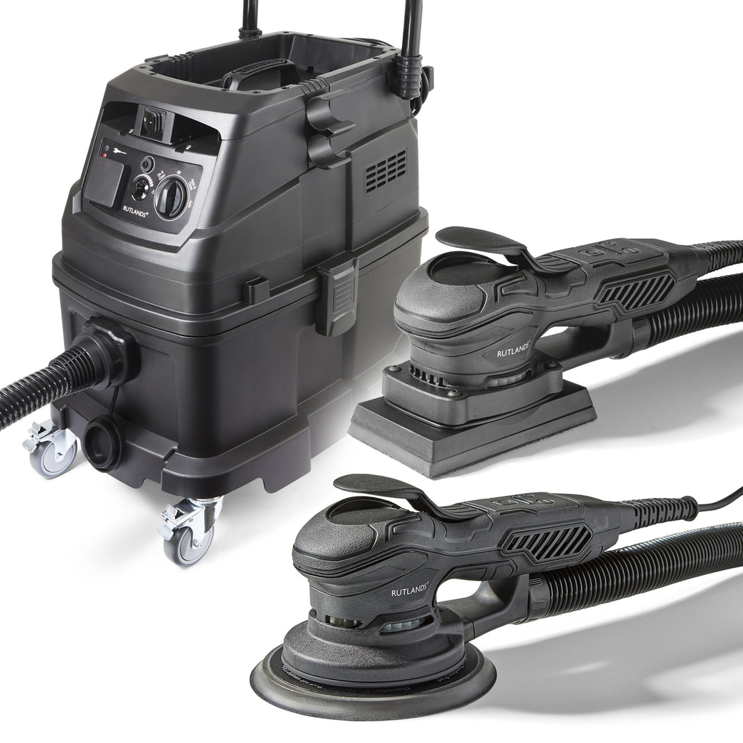Random, Palm & Delta Sander Kit with 40L M Class Dust Extractor ...