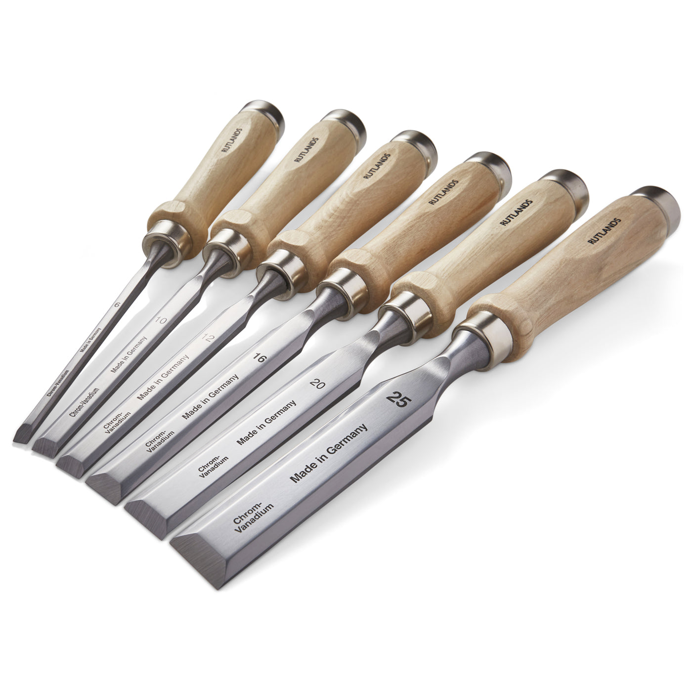 Bevel Edge Chisel - Set of 6 | Next Day Delivery – Rutlands Limited