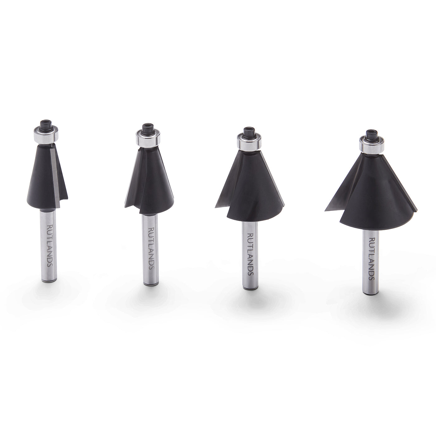 TCT Router Bit Set - Bevel with Bearing | Next Day Delivery – Rutlands ...
