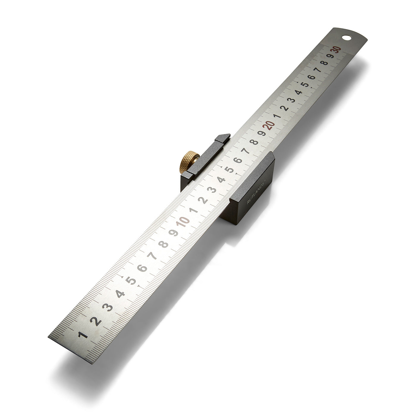 Measuring Rule & Stop - 300mm | Next Day Delivery – Rutlands Limited